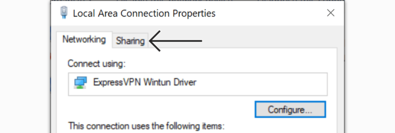 Share a VPN Connection from Your Windows 10 | ExpressVPN