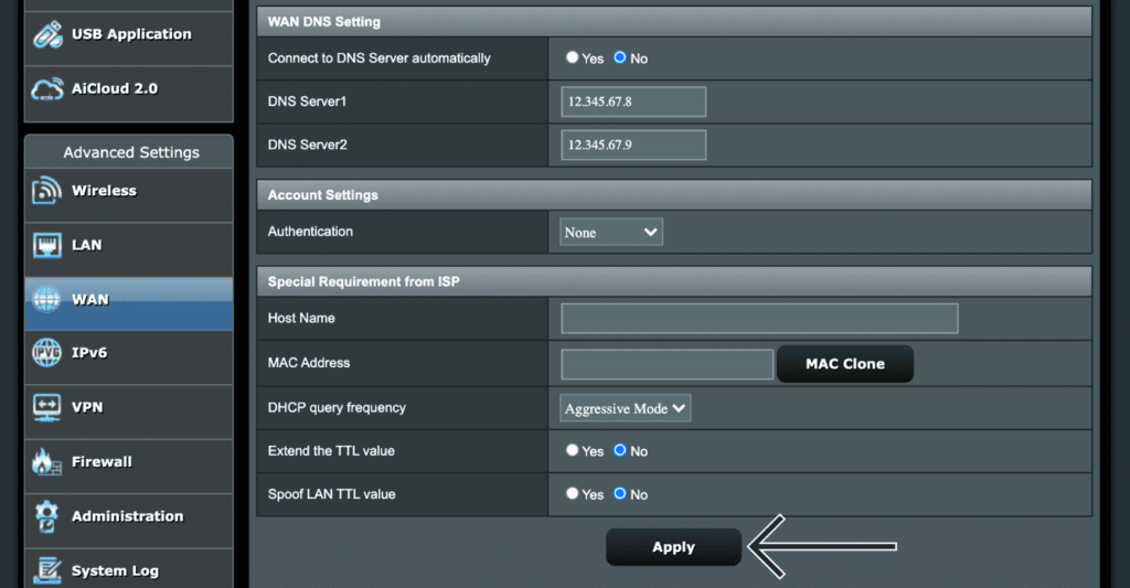How to Change DNS Settings on Asus Routers | ExpressVPN
