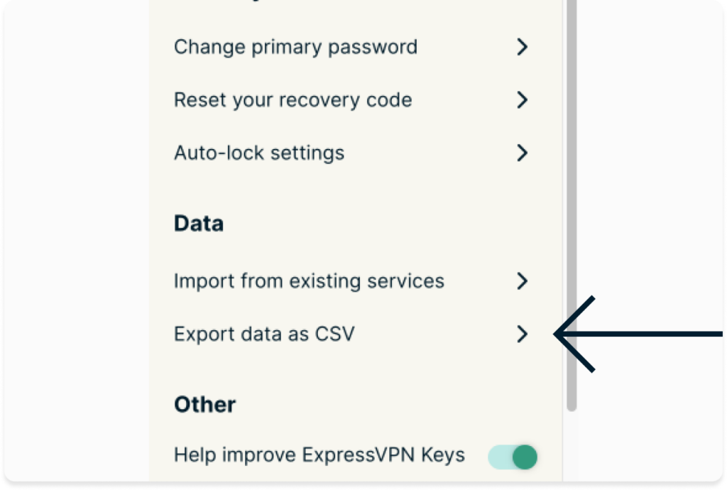 How to Export Data Stored in ExpressVPN Keys | ExpressVPN