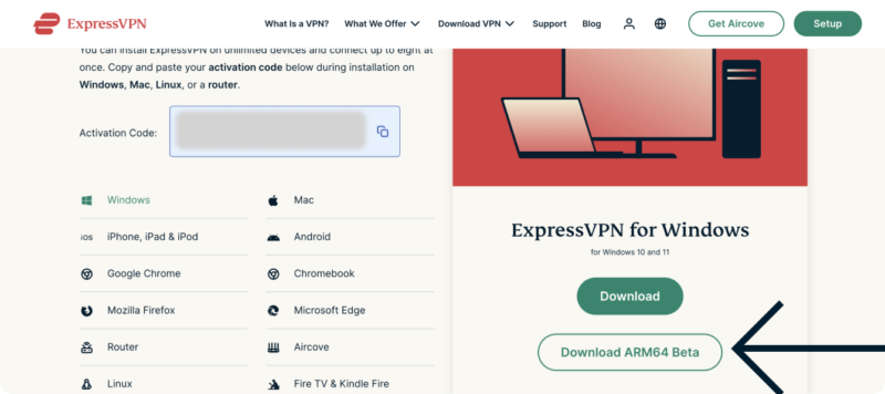 Set Up ExpressVPN on Windows 11 on ARM64 | ExpressVPN