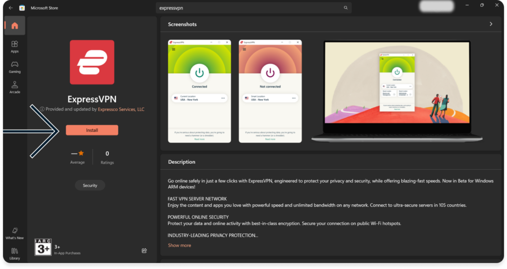 Set Up ExpressVPN on Windows 11 on ARM64 | ExpressVPN